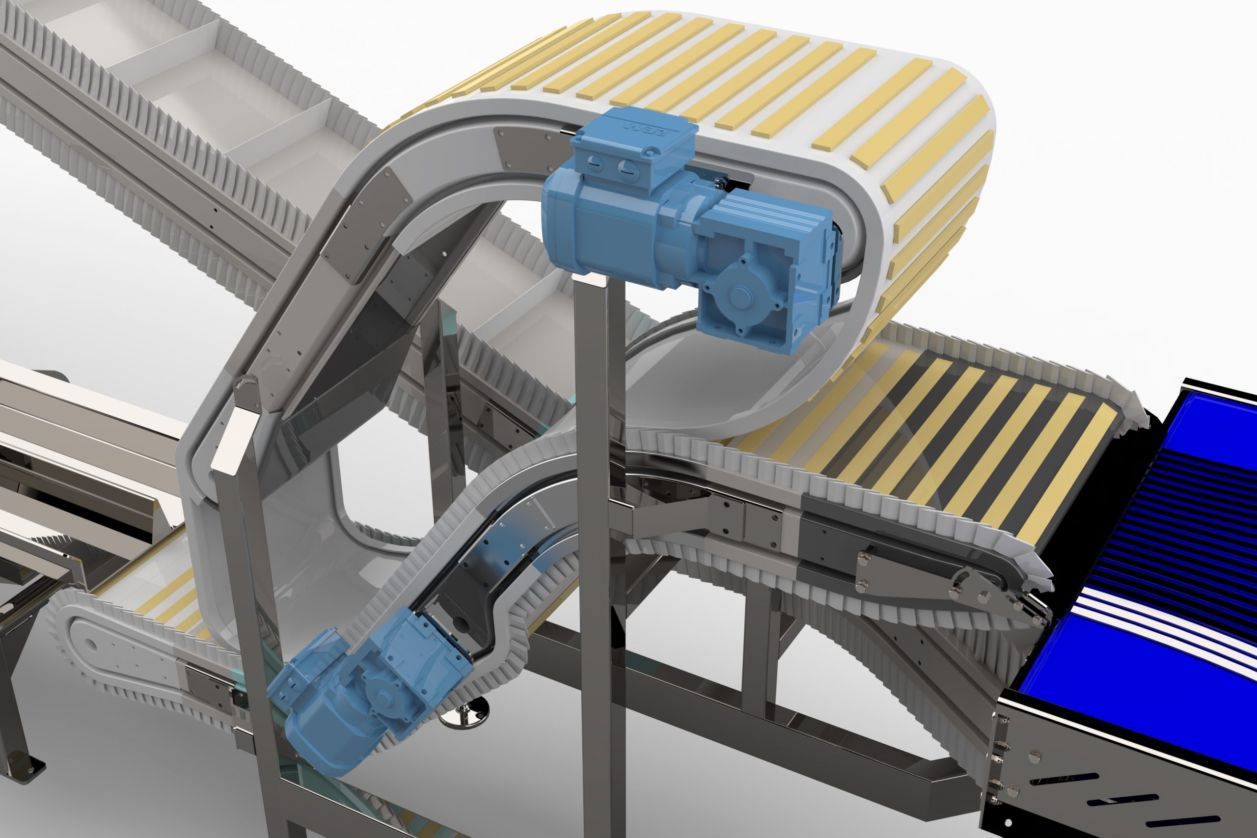 Topper Lift Conveyors for Fragile Products - Conovey