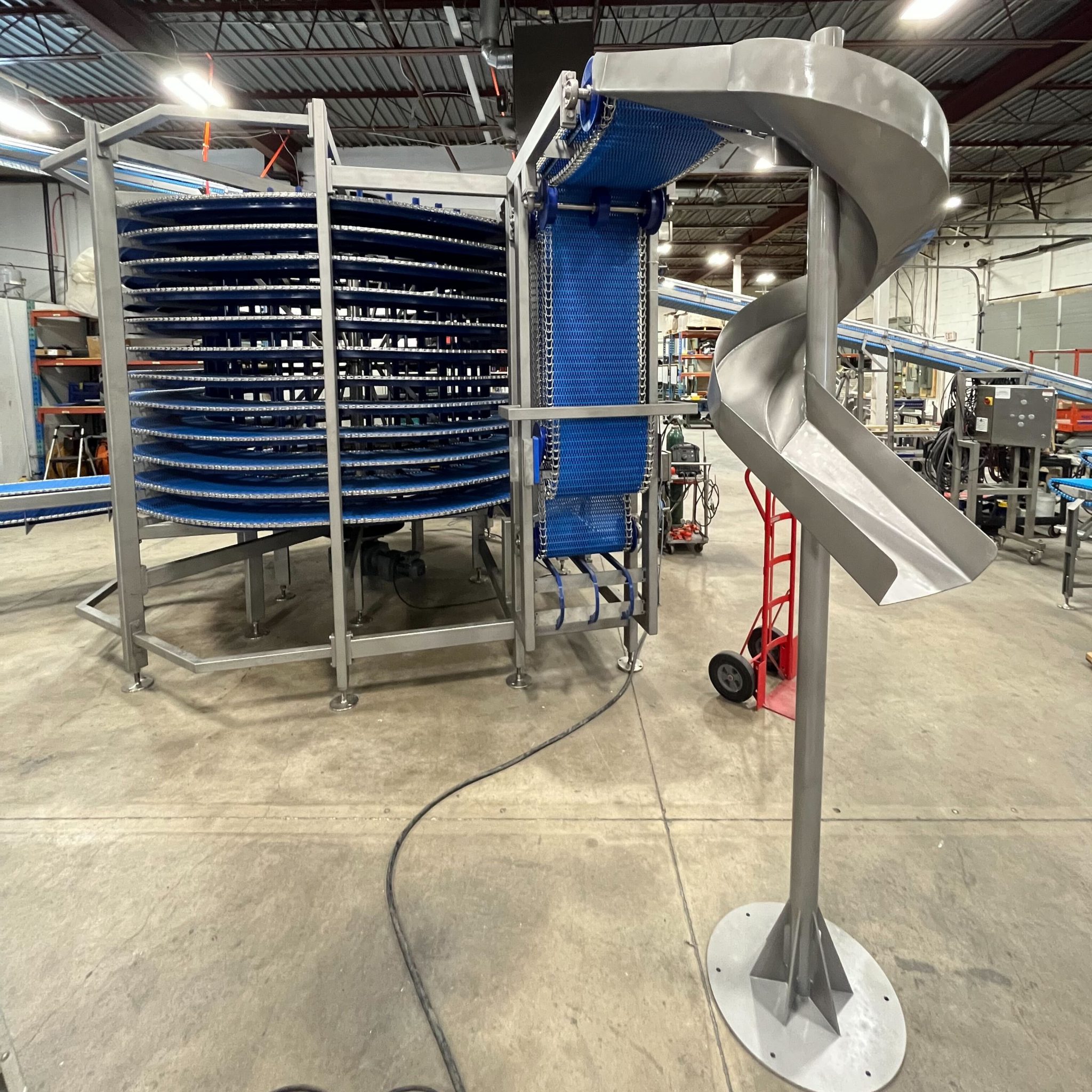 Spiral Chute Conveyor | Efficient Product Movement