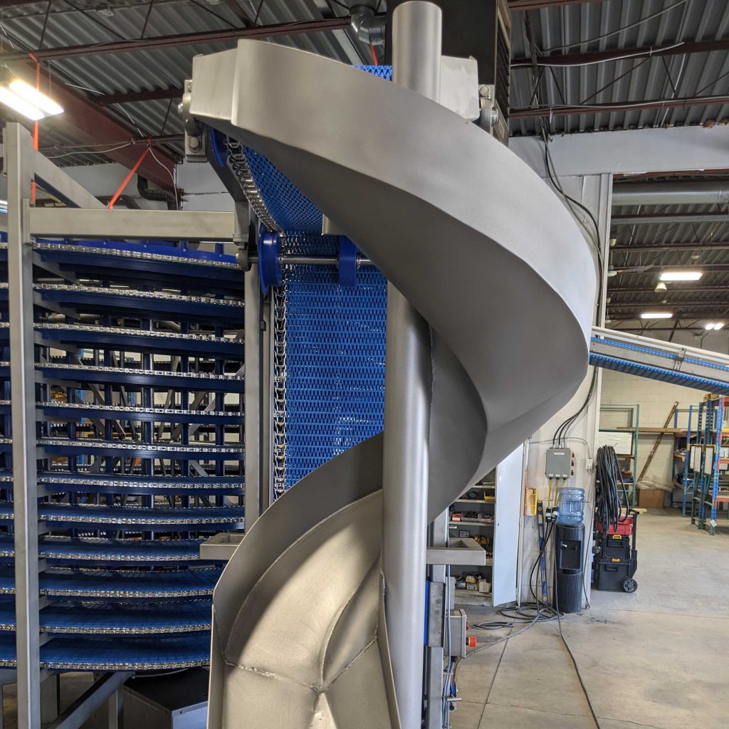 Spiral Chute Conveyor | Efficient Product Movement