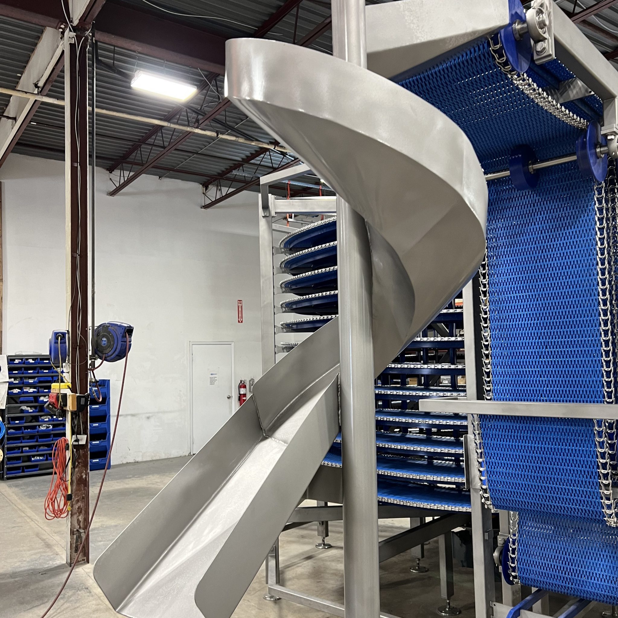 Spiral Chute Conveyor | Efficient Product Movement