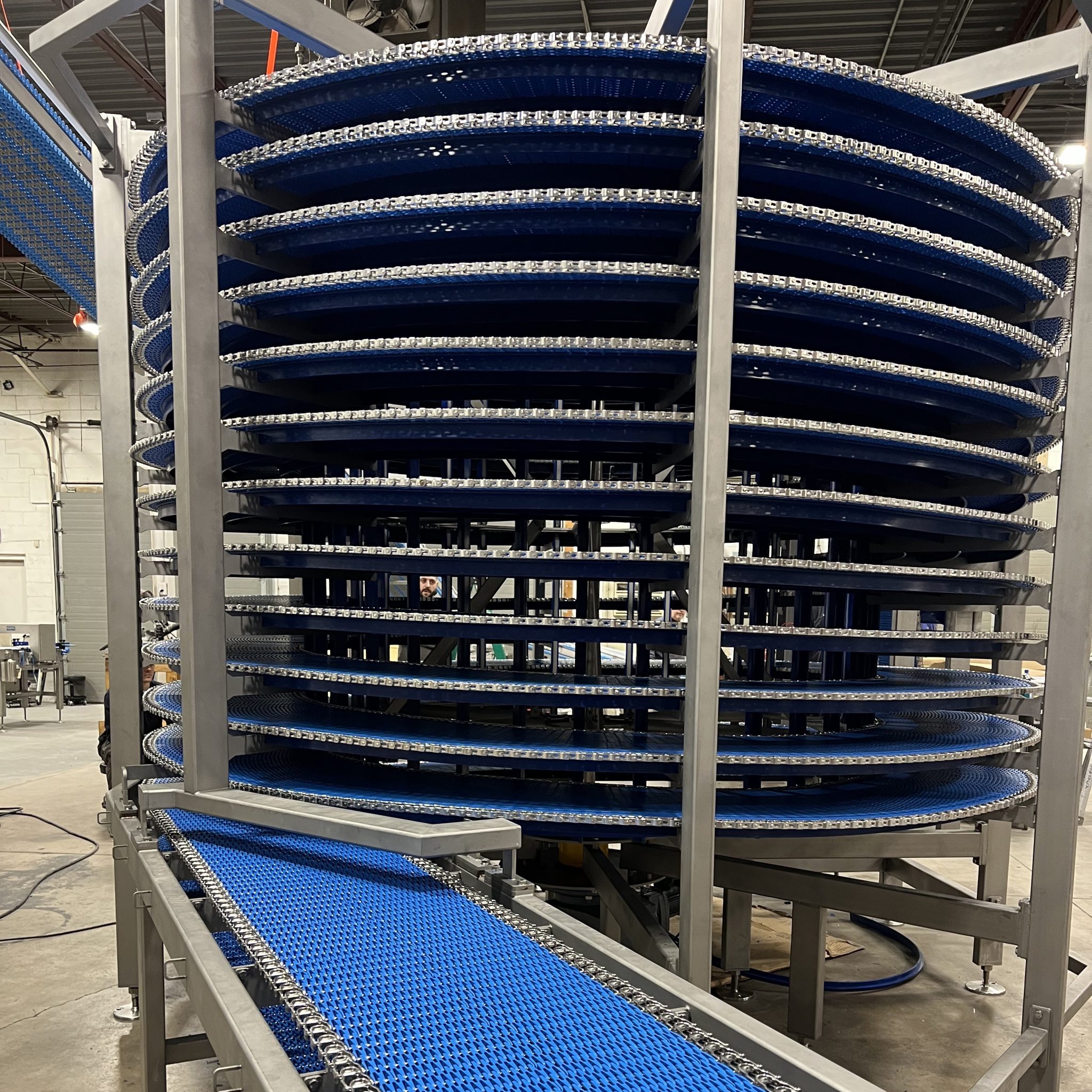 Egg Roll Spiral Conveyors | Smooth & Consistent Flow